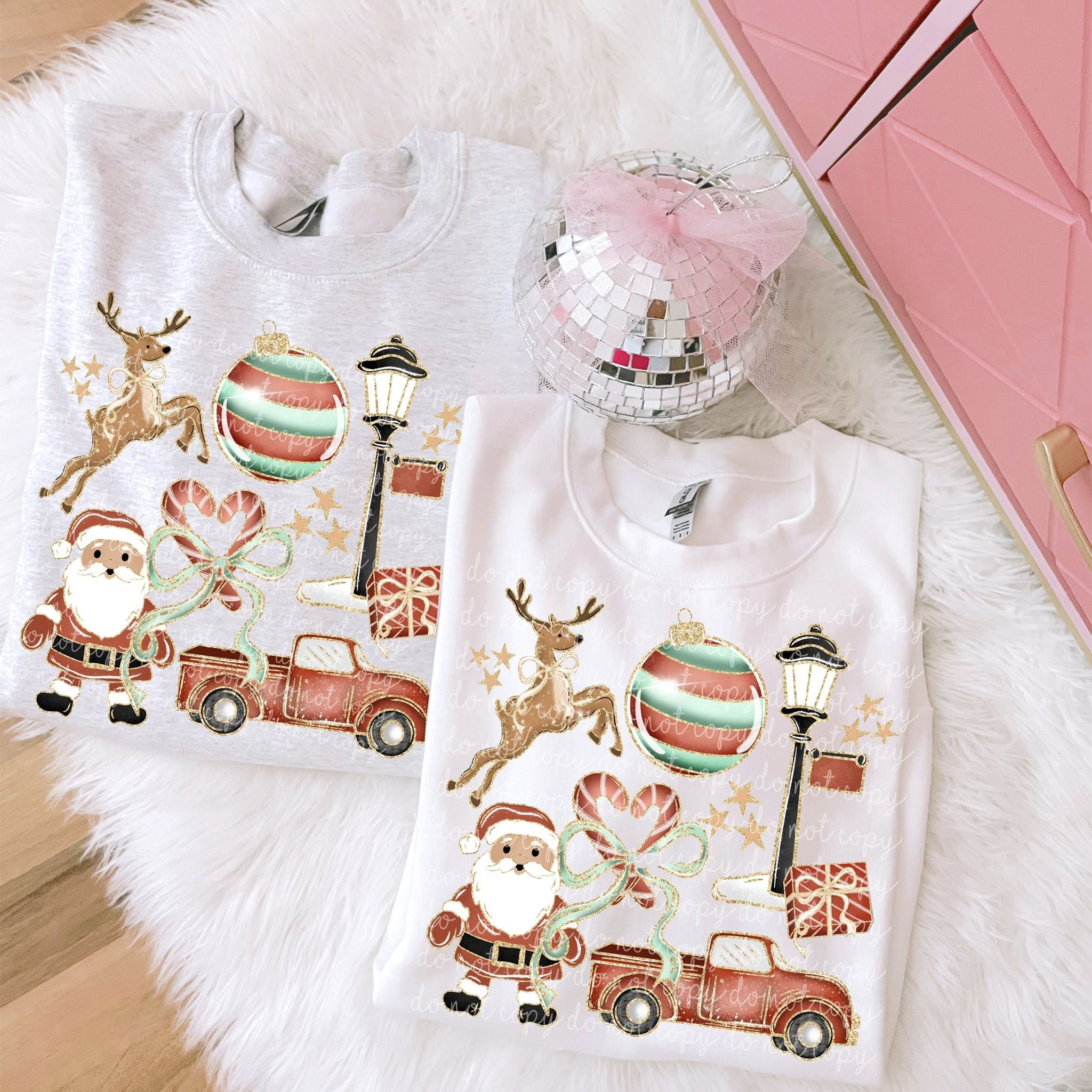Christmas Santa Collage PNG – Moon Made Digitals
