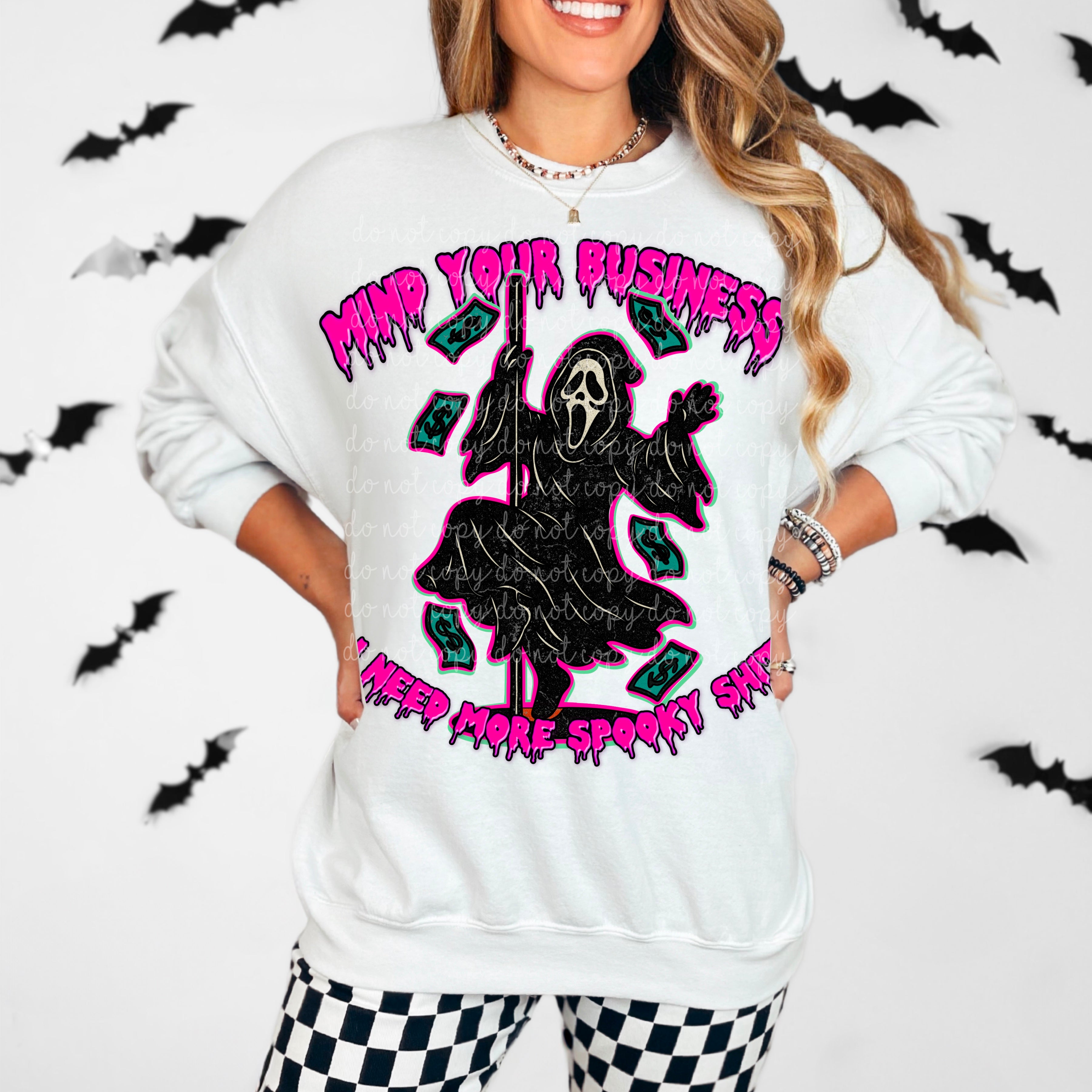 Mind your buisness I need more spooky [both versions]PNG – Moon Made ...