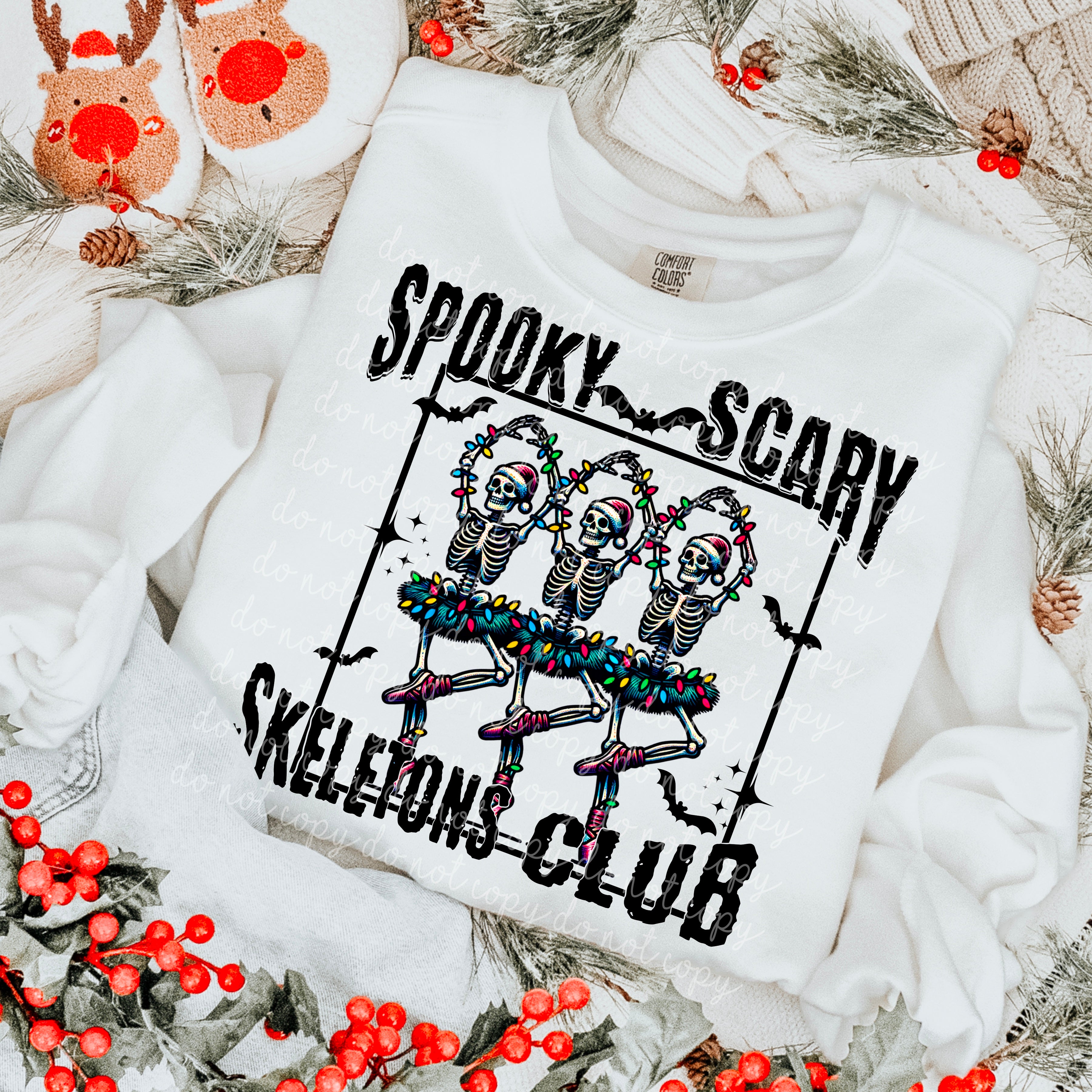 Spooky Scary Skeletons Club PNG – Moon Made Digitals