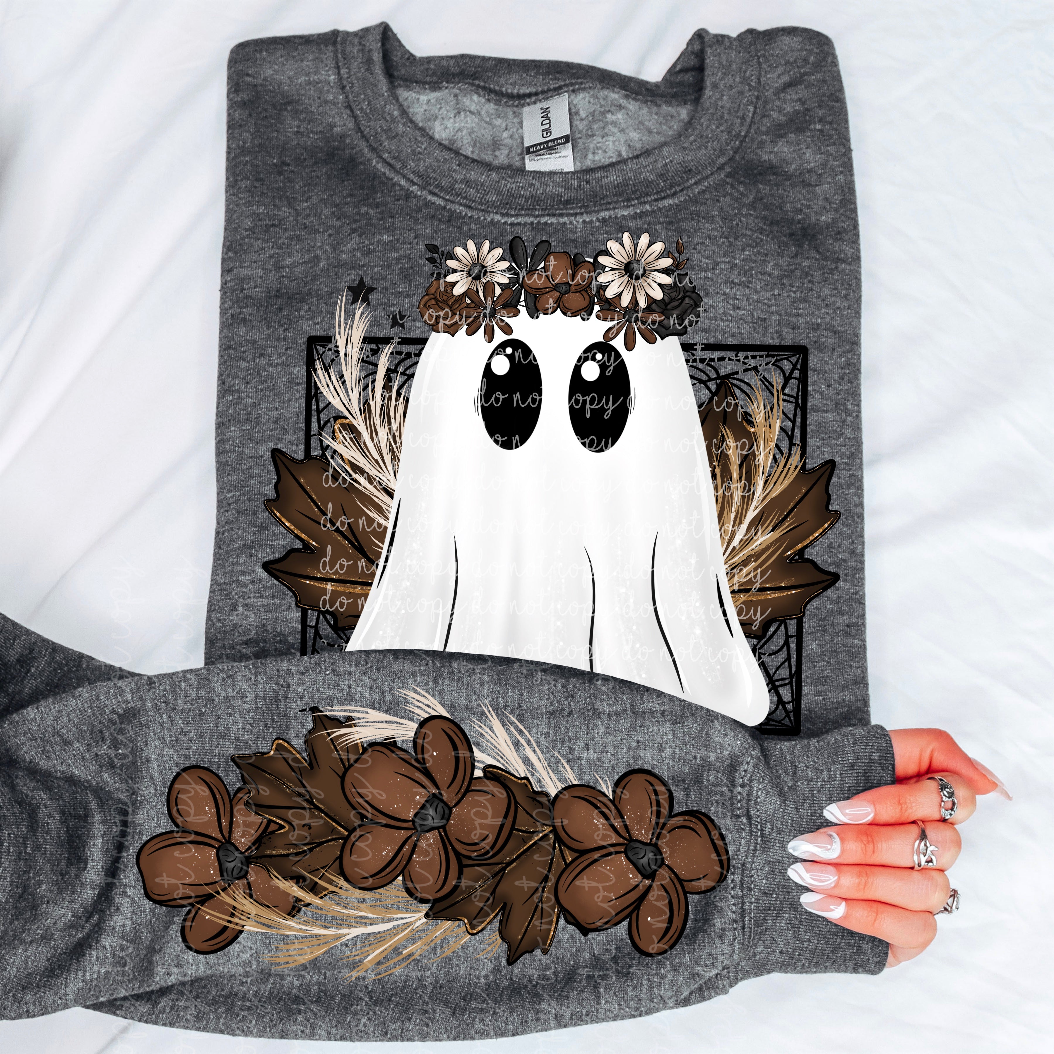 Fall Ghost Queen w/Sleeve PNG – Moon Made Digitals